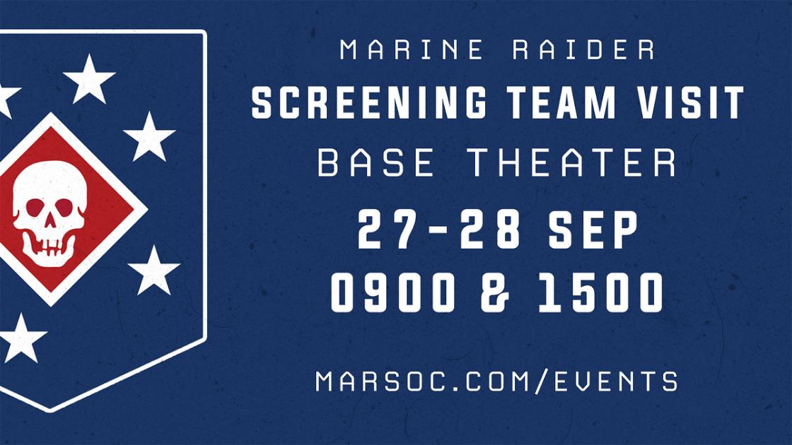 Marine Raider Screening Team Visit